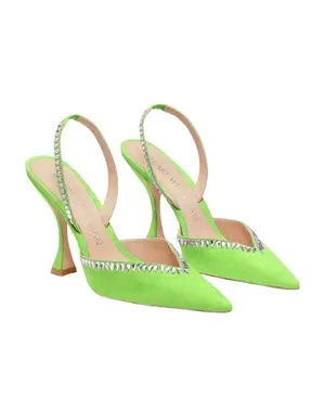 STUART WEITZMAN Embellished Pointed-toe Stiletto Heels