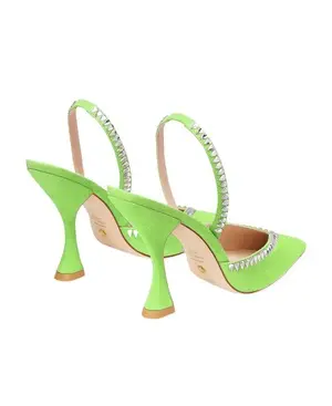 STUART WEITZMAN Embellished Pointed-toe Stiletto Heels