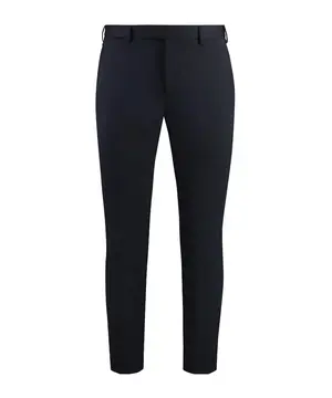 PT TORINO Wool Blend Slacks - Black