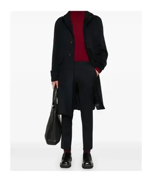 PT TORINO Wool Blend Slacks - Black