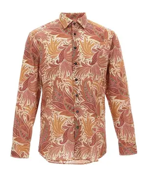 Etro Paisley Printed Long Sleeved Shirt