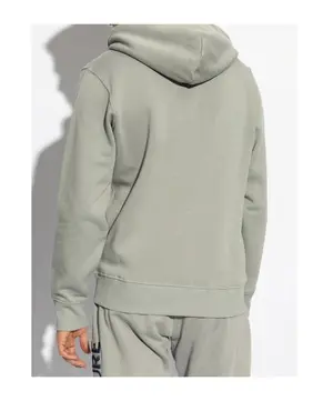 Versace Logo Hoodie - Grey