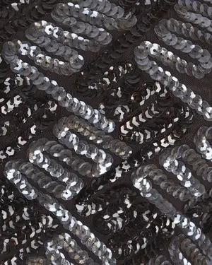 P.a.r.o.s.h Sequin Embellished Cropped Spaghetti Strap Top