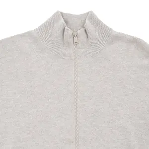 Brunello Cucinelli Long Sleeve Zip-up Sweater