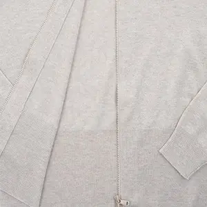 Brunello Cucinelli Long Sleeve Zip-up Sweater