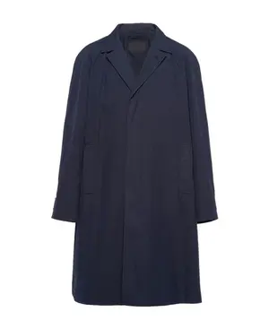 Prada Belted Coat - Blue