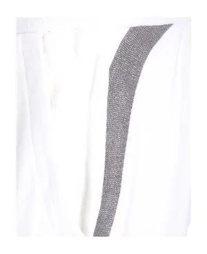 Brunello Cucinelli Drawstring Waist Joggers - White