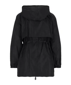 Burberry Hooded Zip-up Nylon Jacket