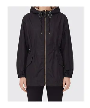 Burberry Hooded Drawstring Waist Coat