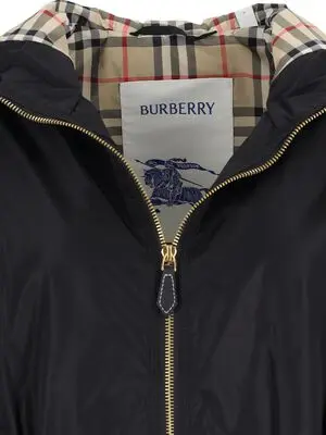 Burberry Hooded Drawstring Waist Coat