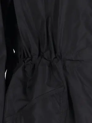 Burberry Hooded Drawstring Waist Coat