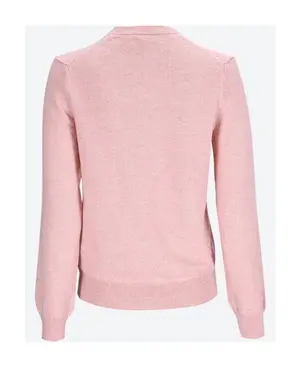 Comme Des Garçons Heart Patch Buttoned Cardigan - Pink
