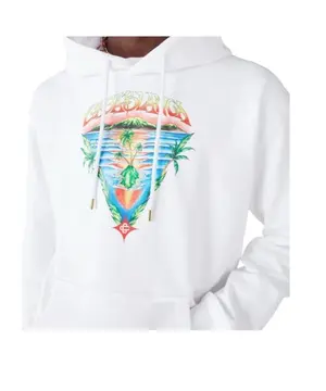 Casablanca Graphic Hooded Sweater - White