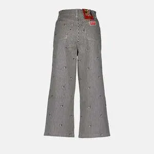 Kenzo Striped Wide-leg Jeans