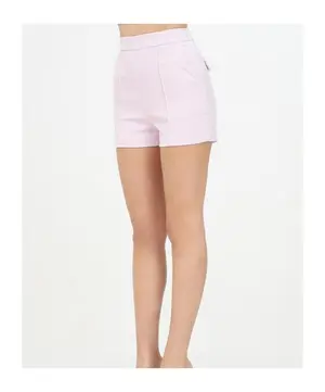Elisabetta Franchi Crepe Shorts With Contrast Piping
