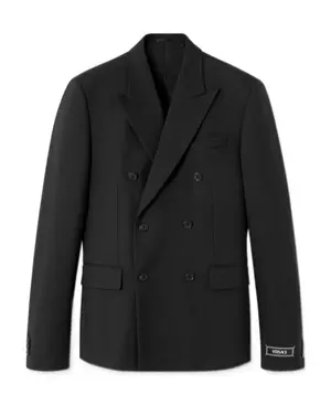 Versace Double-breasted Tailored Blazer