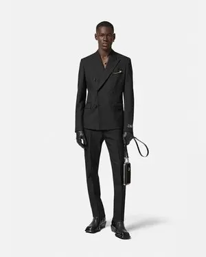 Versace Double-breasted Tailored Blazer