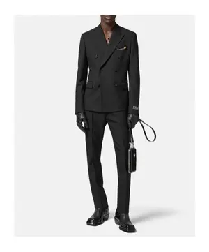 Versace Double-breasted Tailored Blazer