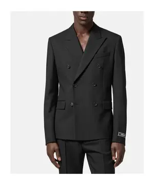 Versace Double-breasted Tailored Blazer
