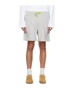 Casablanca Grey Drawstring Shorts