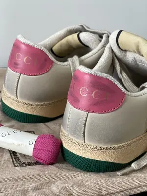 Gucci Gg Canvas Round Toe Sneakers