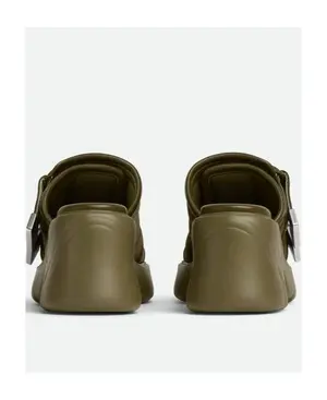 Bottega Veneta Padded Tech Sandals With Decorative Buckle
