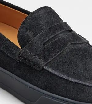 TOD'S Slip-on Loafers With Stamped Monogram