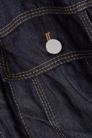 Bottega Veneta Crinkled Denim Jacket