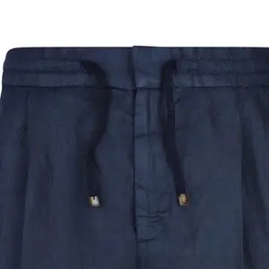 Brunello Cucinelli Drawstring Tapered Trousers - Black