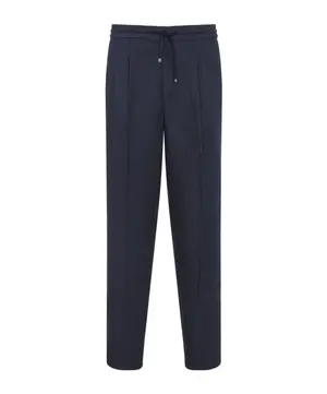 Brunello Cucinelli Drawstring Tapered Trousers - No