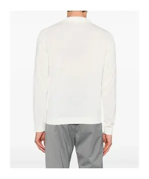 ROBERTO COLLINA Long Sleeve Ribbed Sweater