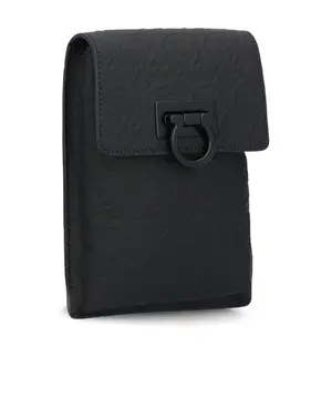 FERRAGAMO Logo Flip Satchel