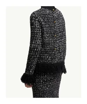 Moncler Fringe-trim Wool Blend Sweater