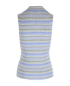 Theory Ribbed Mock Neck Tank Top