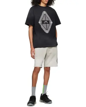A-COLD-WALL* Gradient Logo Printed Crewneck T-shirt - Black