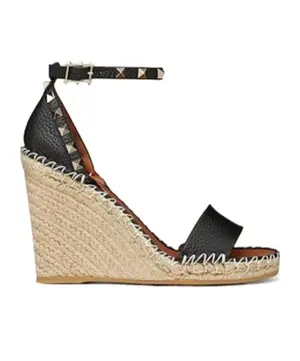 VALENTINO Valentino Garavani Double Rockstud Wedge Sandals