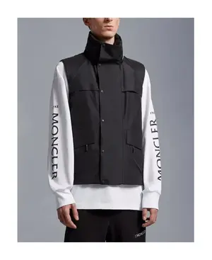 Moncler Vanil Down Gilet With Stand Collar