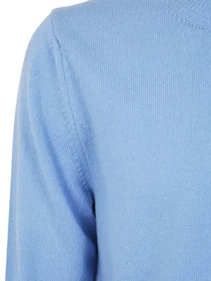 Comme Des Garçons Knitted Jumper - Blue