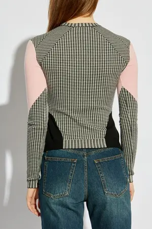 Alexander McQueen Panelled Asymmetric Jumper