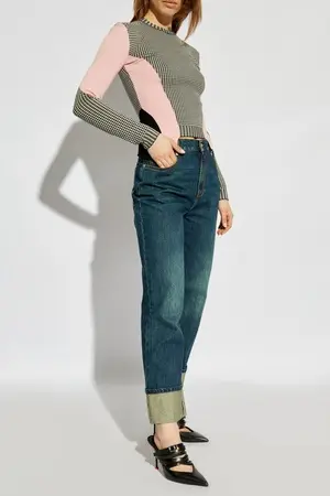 Alexander McQueen Panelled Asymmetric Jumper