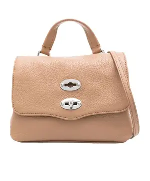 ZANELLATO Flip Shoulder Bag - Nude