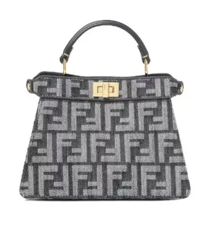 Fendi Peekaboo Iseeu Petite Monogram Tote Bag