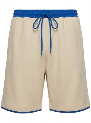Gucci Web Drawstring Shorts With Contrast Piping