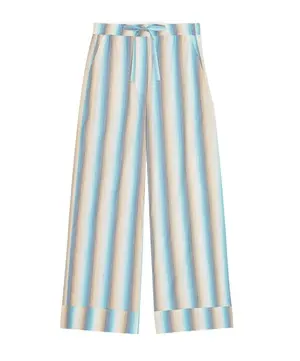GANNI Ombre Stripe Elasticated Waistband Trousers - No