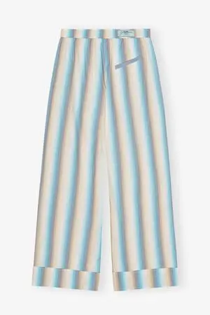 GANNI Ombre Stripe Elasticated Waistband Trousers - No