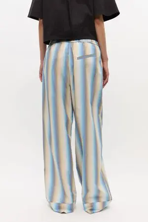 GANNI Ombre Stripe Elasticated Waistband Trousers - No