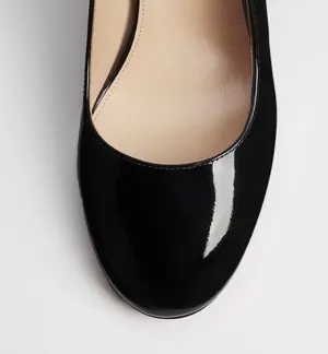 Dior Round Toe Block Heel Pumps