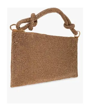 Cult Gaia Logo Plaque Clutch Bag