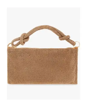 Cult Gaia Logo Plaque Clutch Bag
