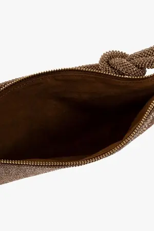 Cult Gaia Logo Plaque Clutch Bag